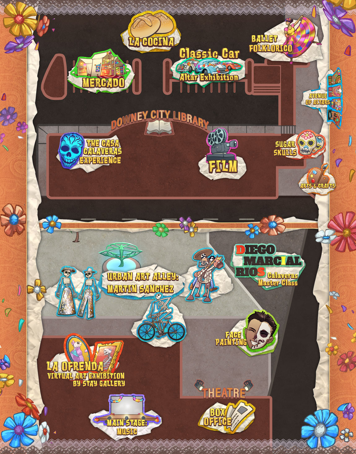 en la casa - DDLM Virtual Festival - Downey Dia de los Muertos Art Festival